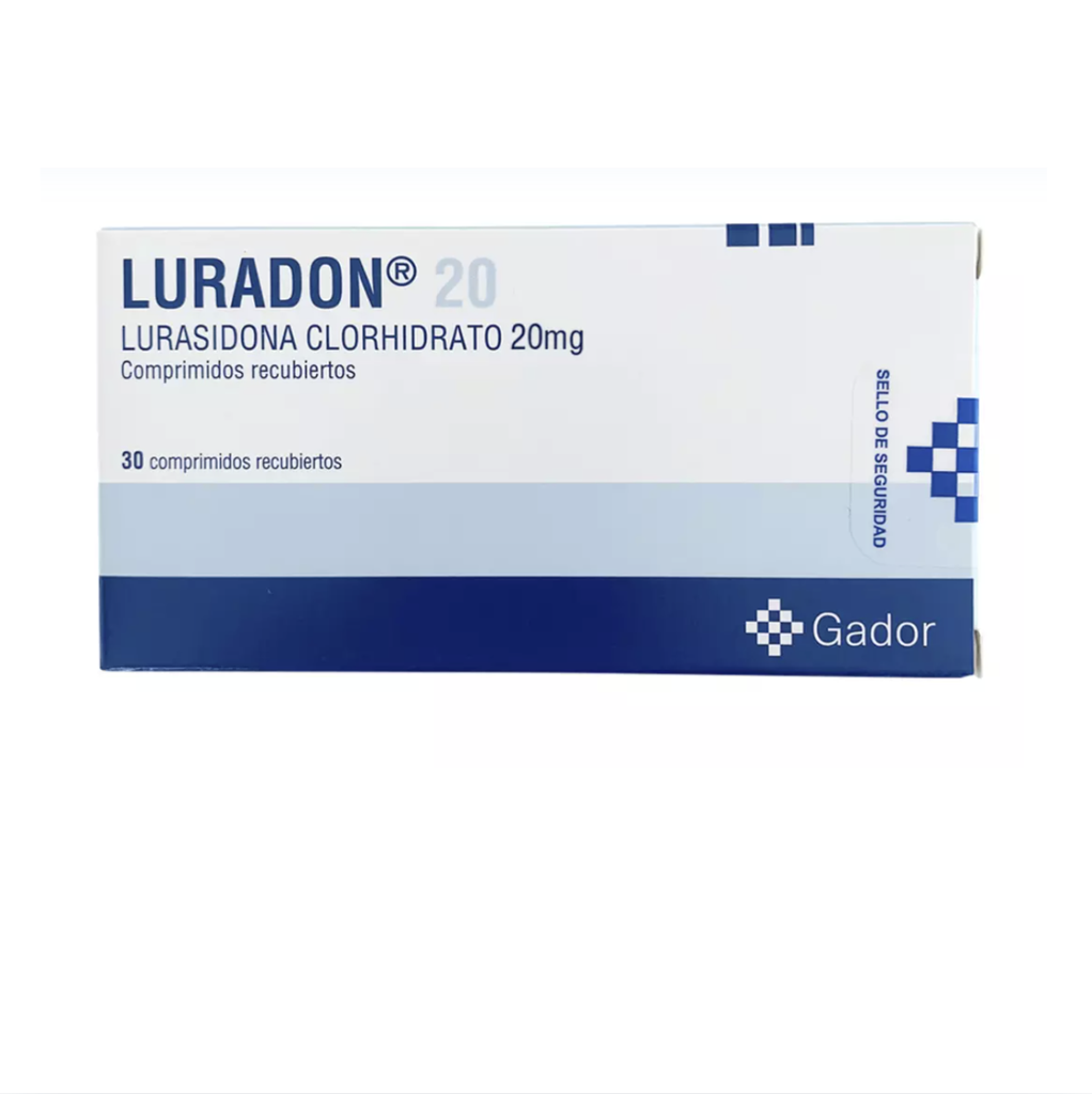 LURADON 20 MG X 30 COMP (LURASIDONA CLORHIDRATO) | Farmazon-Farmacia On Line Líder en Chile
